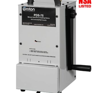 PDS-100 Hard Drive Crusher: Hard Drive Destruction With Ease
